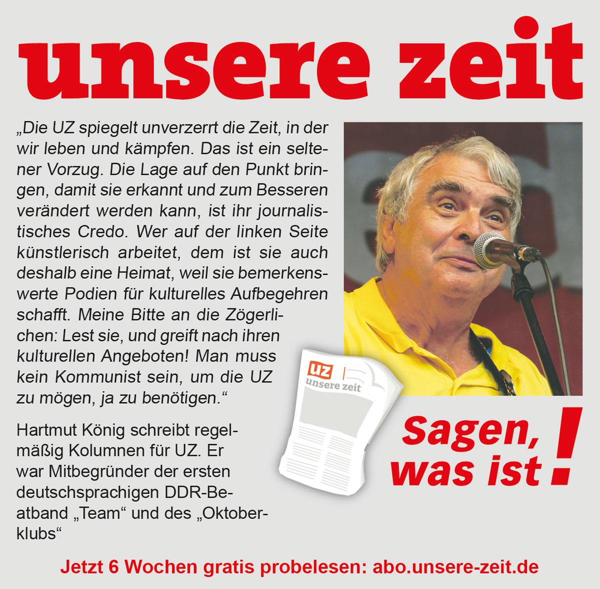 Unsere Zeit | Sozialistische Wochenzeitung - Zeitung der DKP